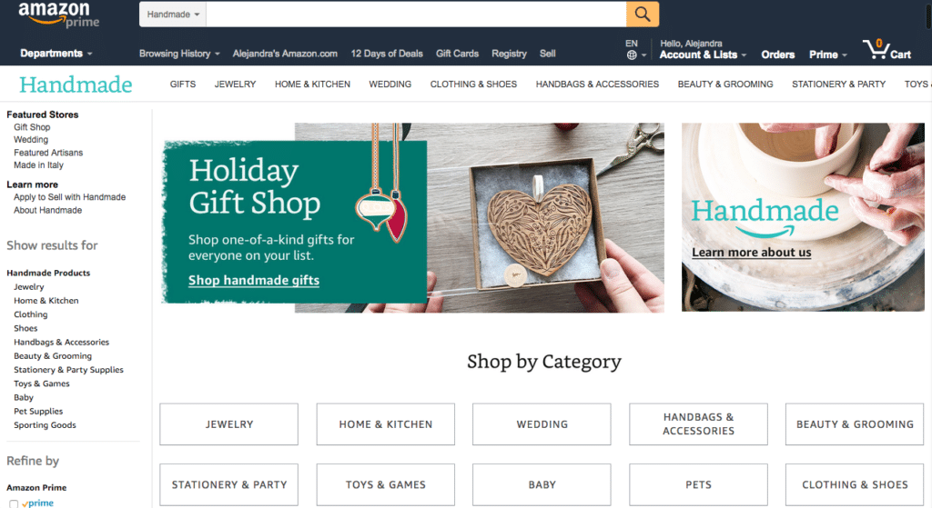 Handcrafted Gift Giving with Amazon Handmade - Three Little Ferns ...