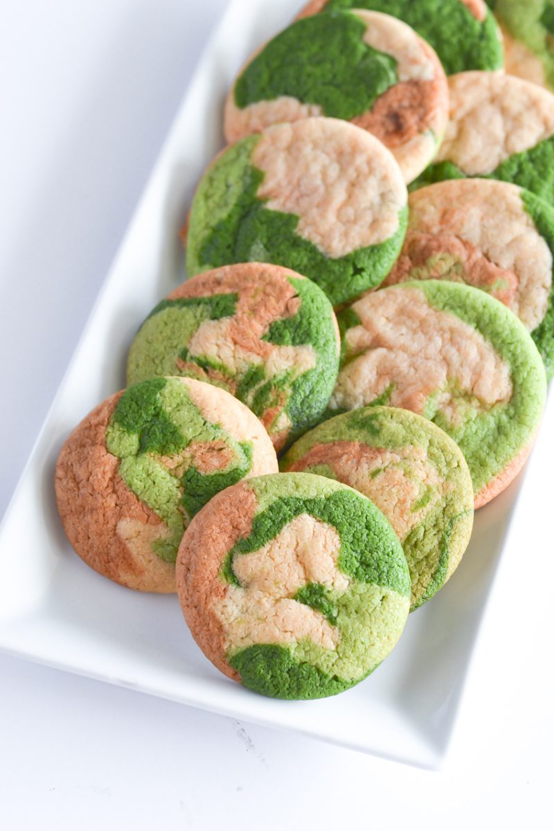 Easy Camo Sugar Cookies - Three Little Ferns - Family Lifestyle Blog